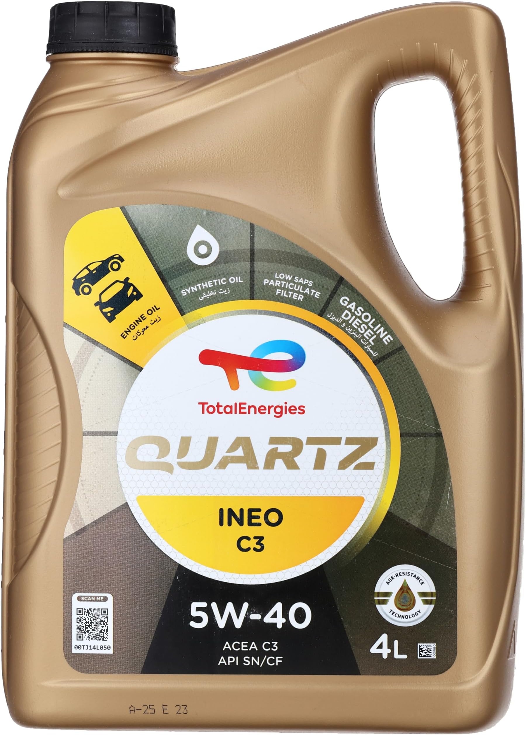 TotalEnergies QUARTZ INEO C3 5W-40 - Fully synthetic Engine Oil for ...