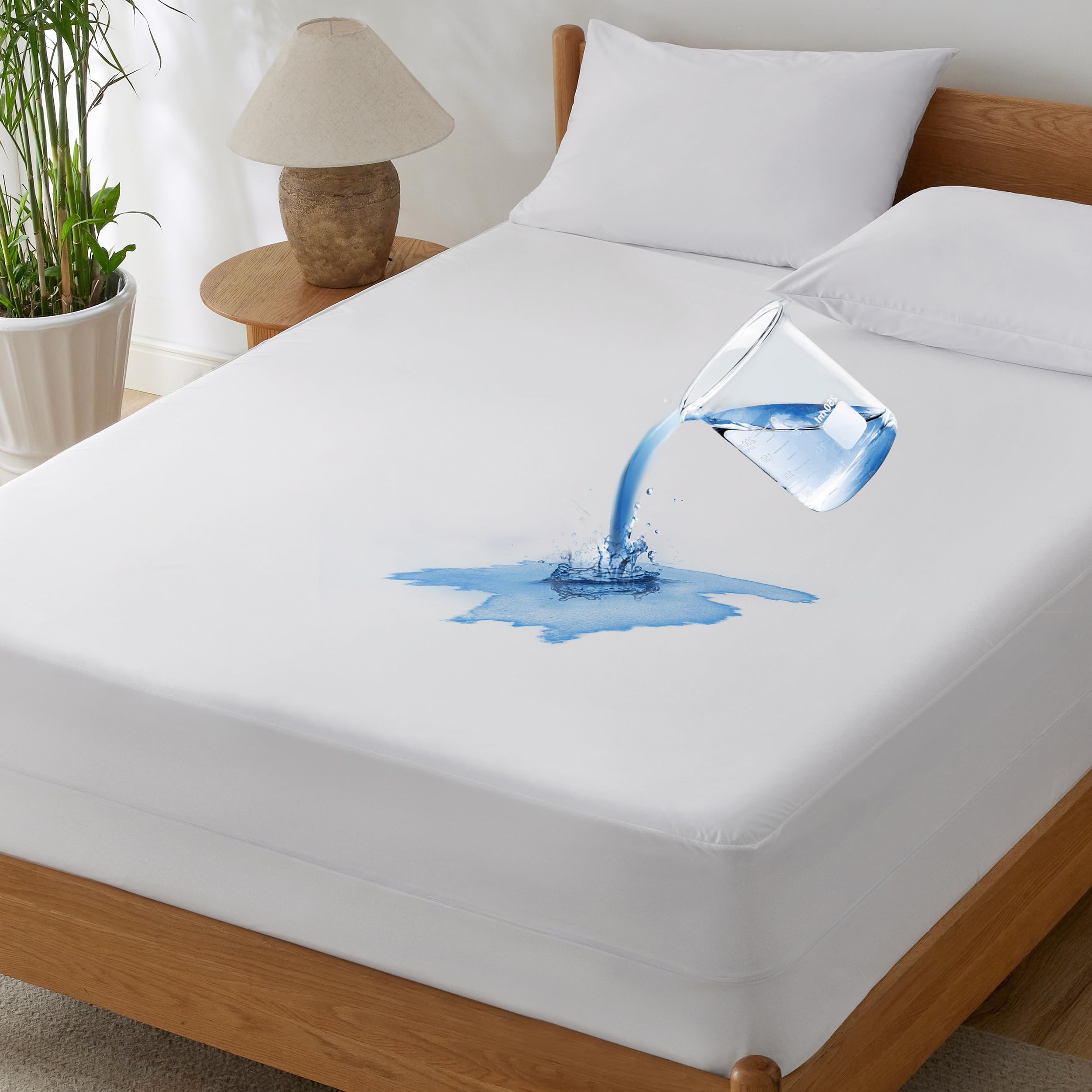 Amazon.com: Waterproof Mattress Protector - Thick and Soft Quilted ...