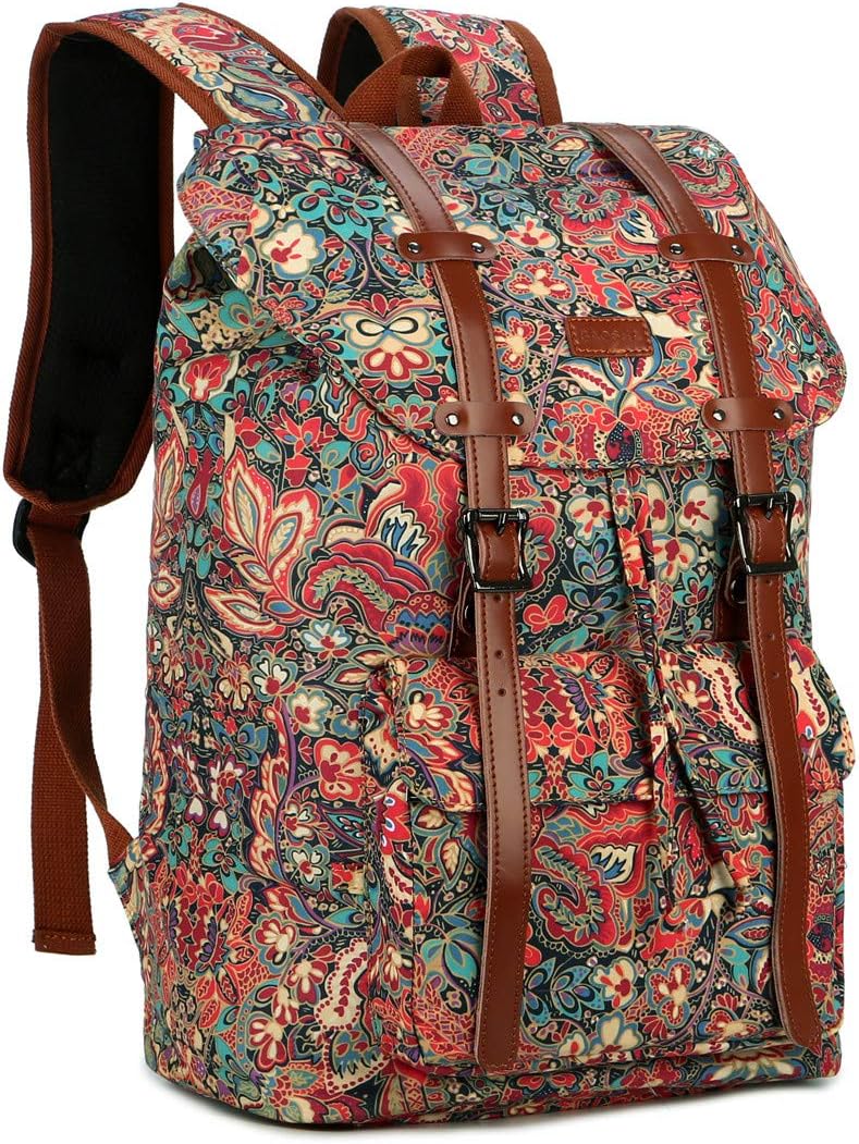 BAOSHA Casual Large College School Daypack Travel Hiking Camping ...