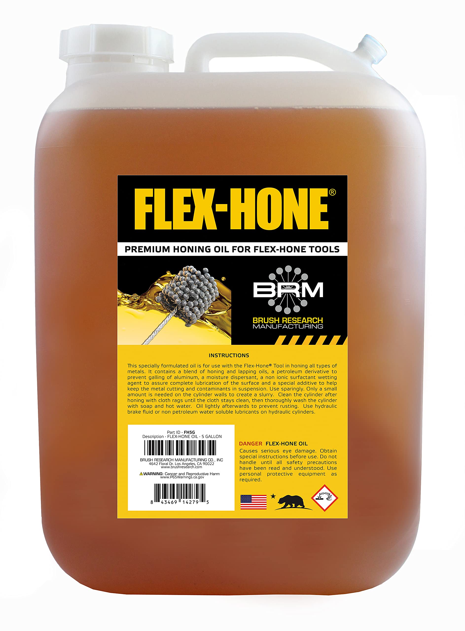 Brush Research Fh5g Flex Hone Oil Specially Formulated Honing Oil ...