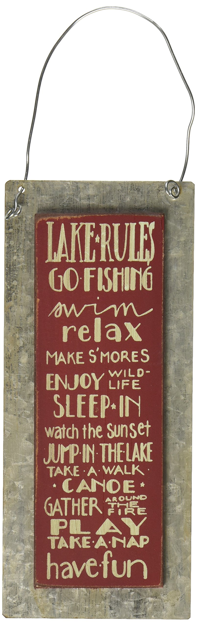 Amazon.com: Primitives by Kathy Hand-Lettered Hanging Sign, 7 by 3-Inch ...