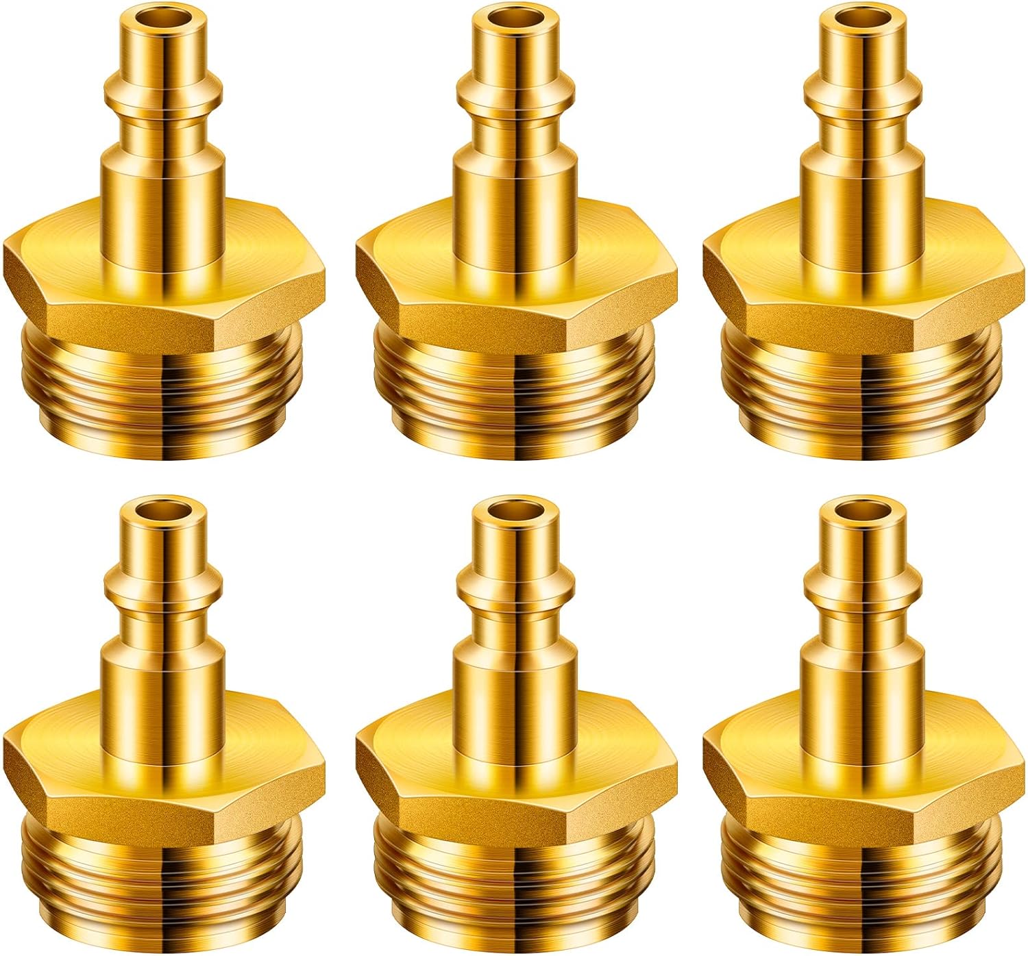 Amazon.com: Supervitae 6 Pcs Blow Out Plug with Brass Connect Water ...