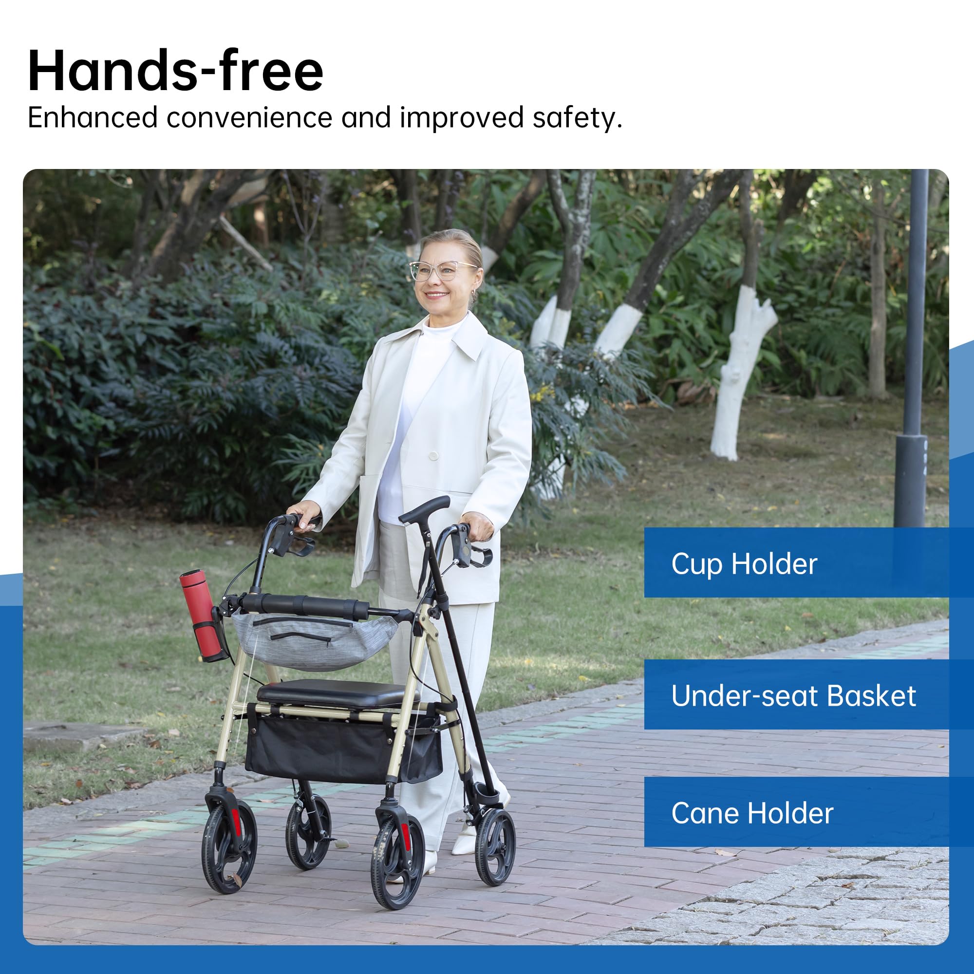Snapklik.com : RESTISLAND Rollator Walker