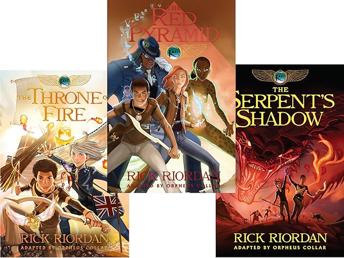 Kane Chronicles Graphic Novels 3 Books Collection Set By Rick Riordan ...