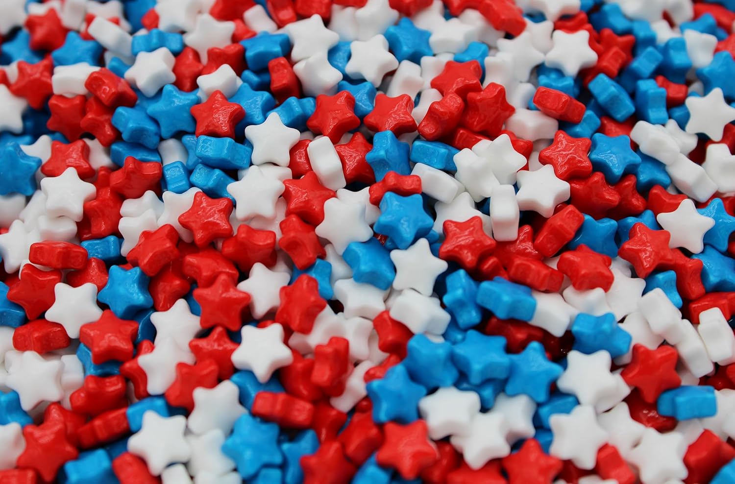 Amazon.com : USA Red White & Blue Hard Candy Stars 1 Pound ...