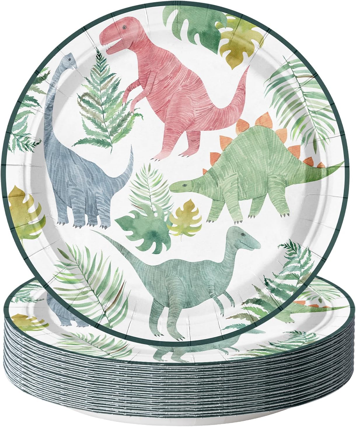 Amazon.com: Meri Meri Dinosaur Kingdom Side Plates : Toys & Games