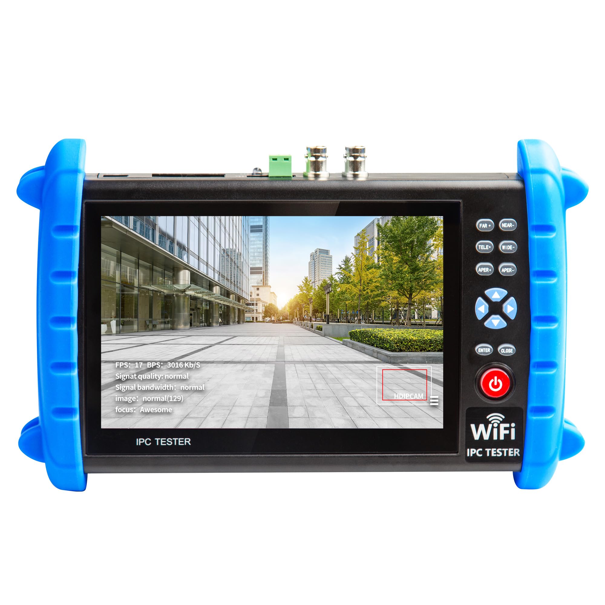 Snapklik.com : RAINLEOTI CCTV Camera Tester 7" IPS Touch Screen 6K 12mp ...