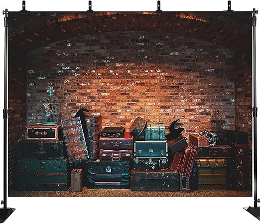 Amazon.com : Platform 9 King Train Station Backdrop Magic Wizard School ...