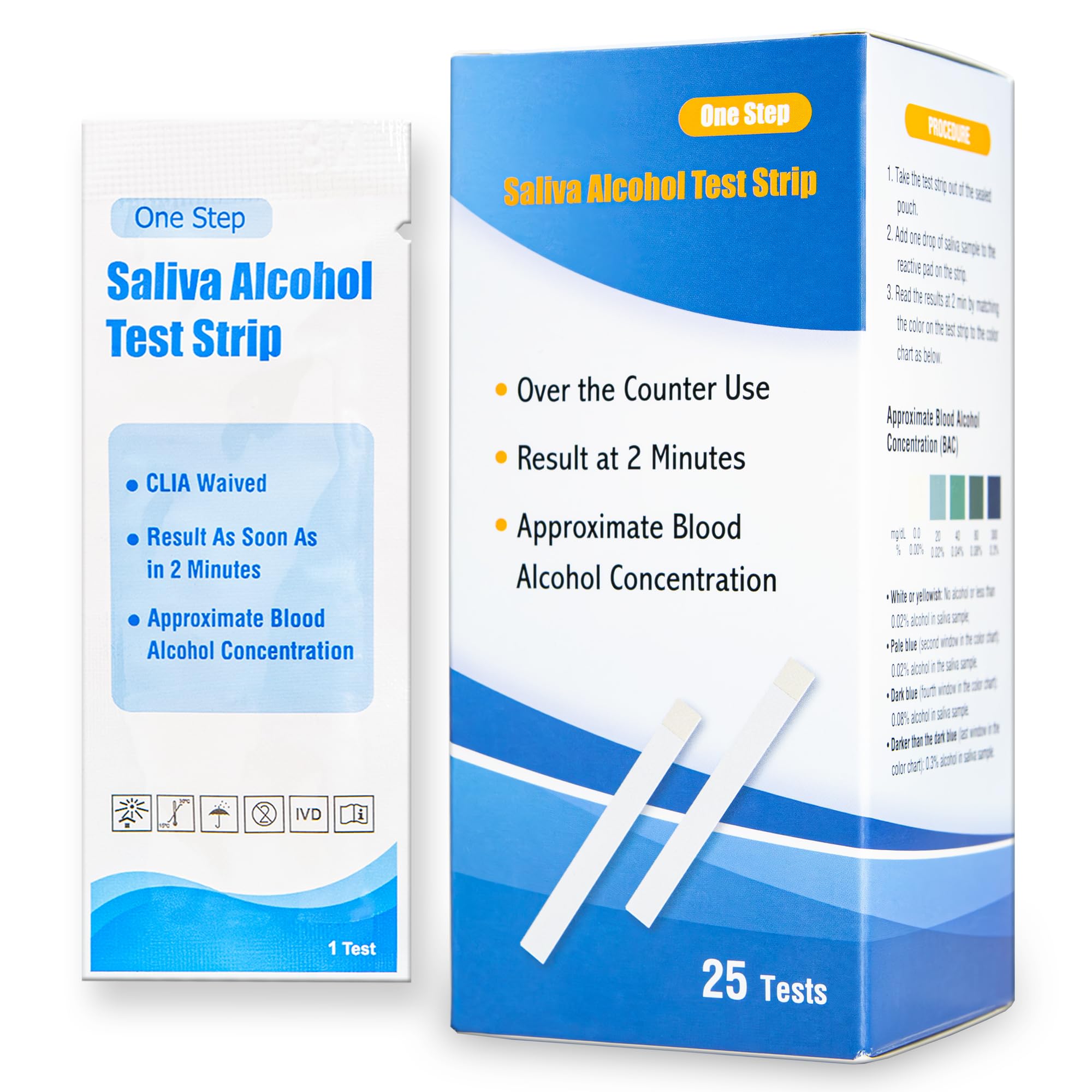 Amazon.com: Prime Screen Saliva Alcohol Test Strip, High Accurate Home ...