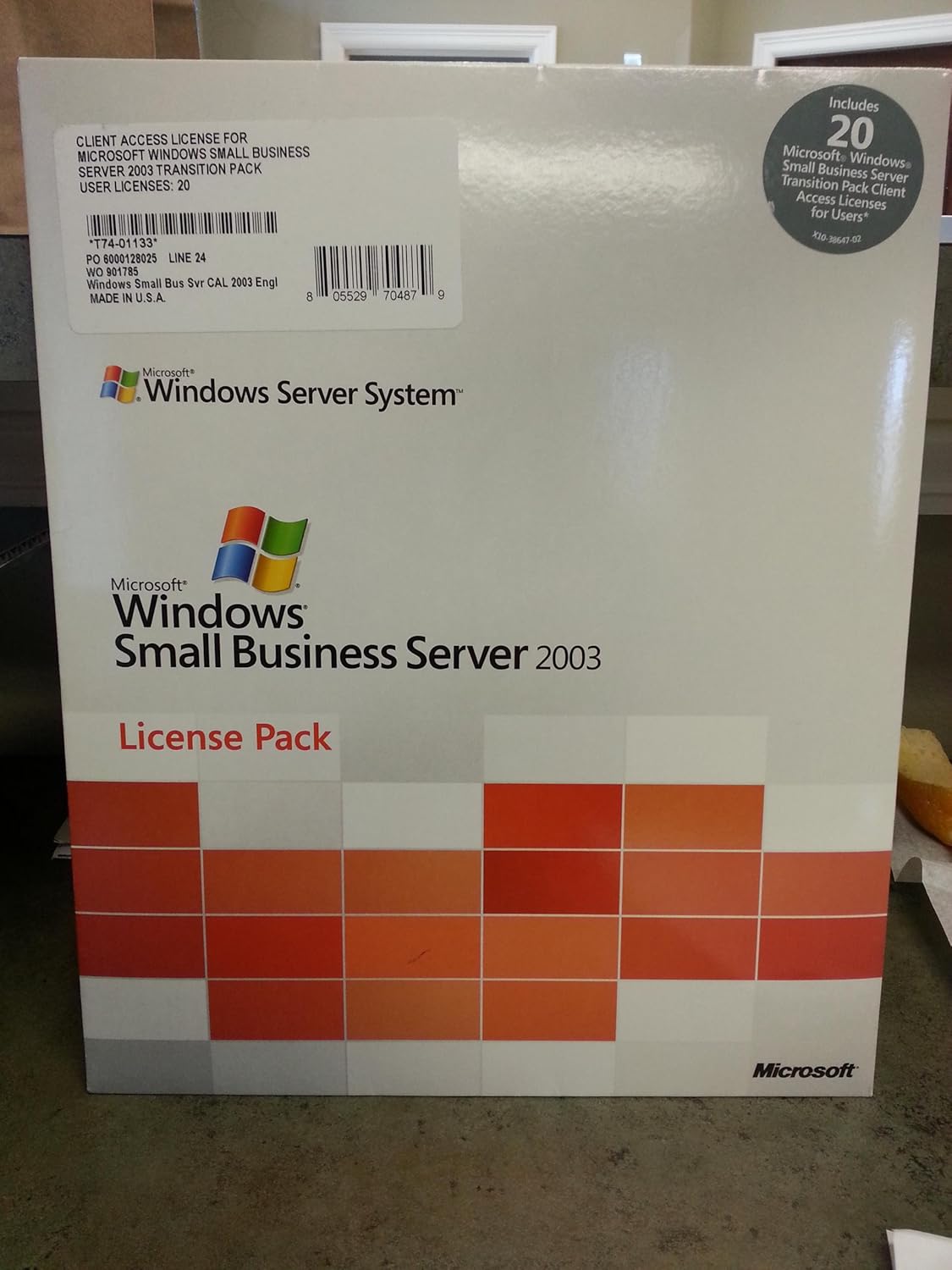 Amazon.com: Microsoft Windows Small Business Server CAL 2003 English ...
