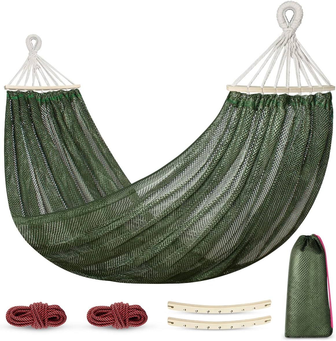 Outerman Outdoor Hammock, Super Soft and Breathable, Mesh Hammock Made ...