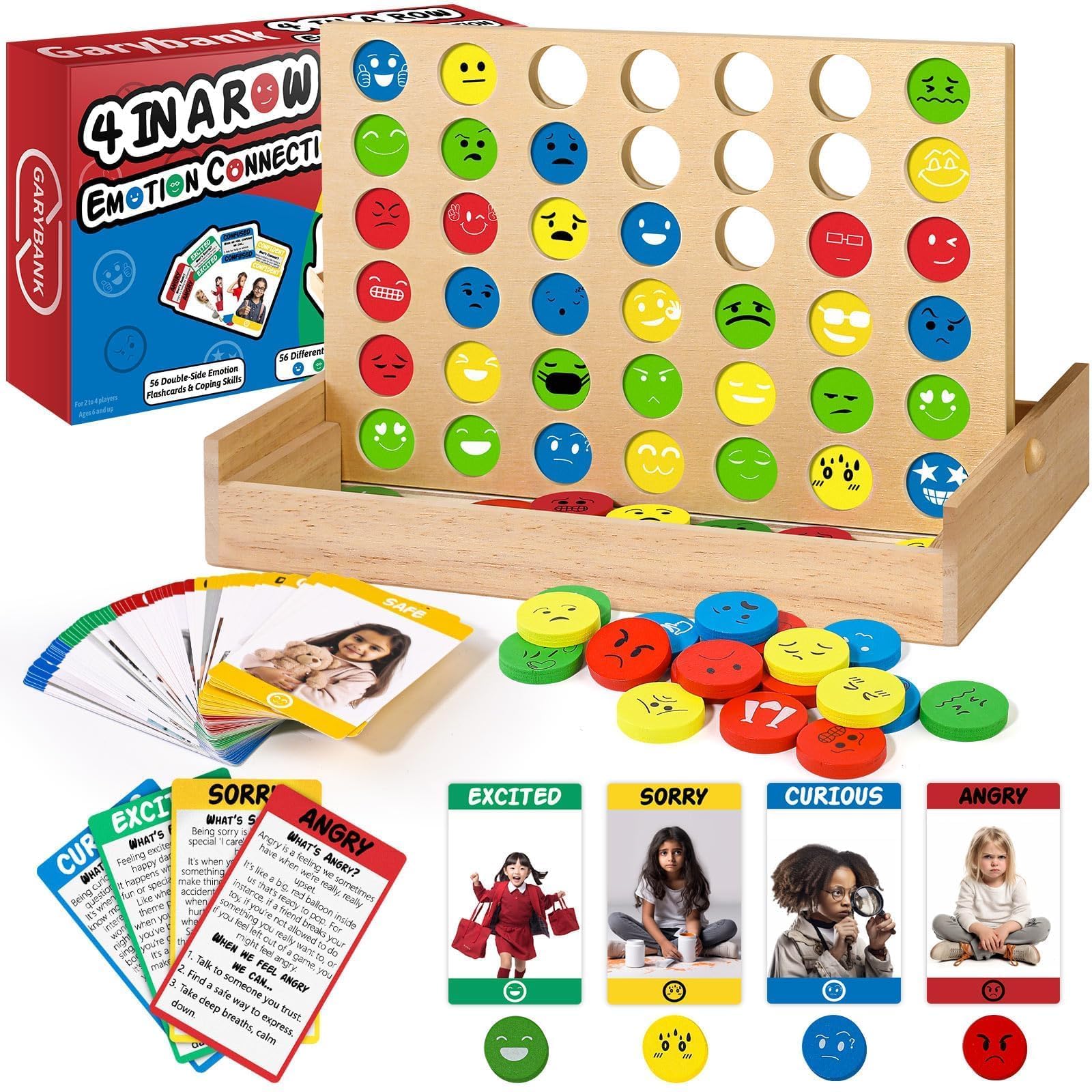 Amazon.com: Garybank Social Emotional Learning Therapy Games for Kids ...
