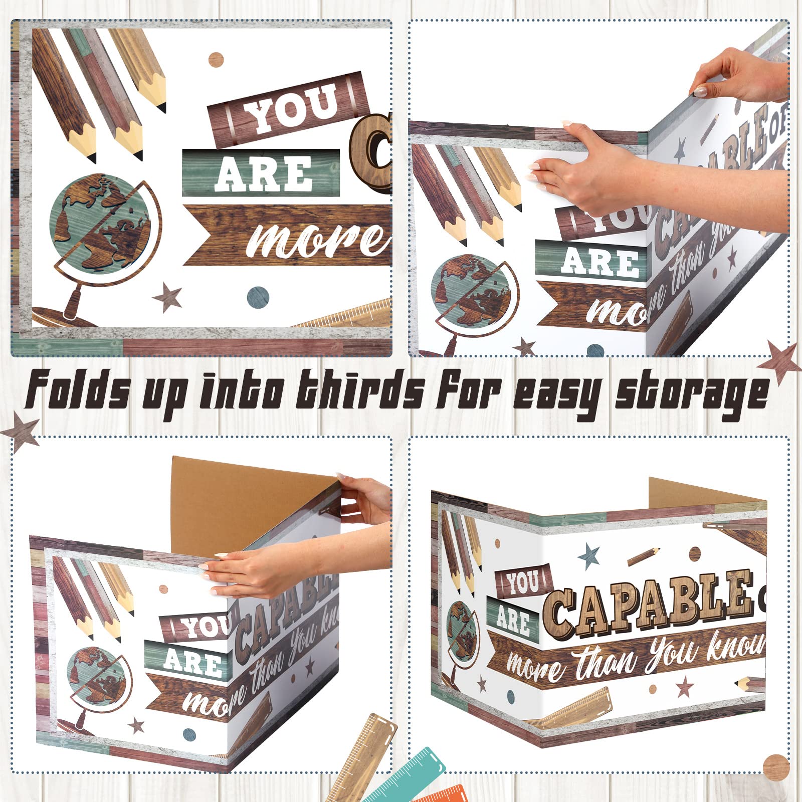 24 Pcs Desk Dividers Privacy Boards for Student Classroom High Strength ...