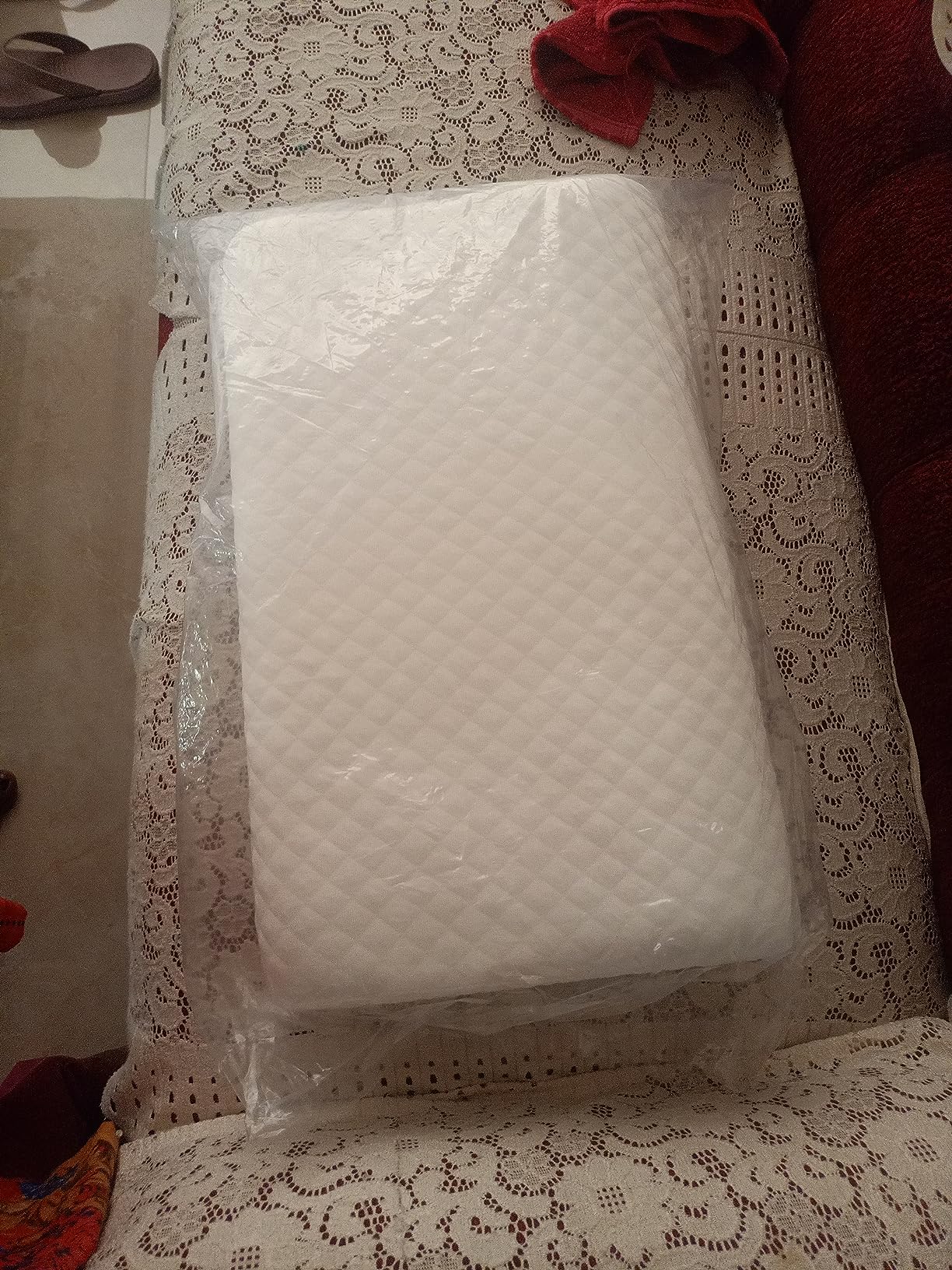 Swiffer Memory Foam Pillow, Orthopedic Refill Pillow Neck Pain Cervical ...