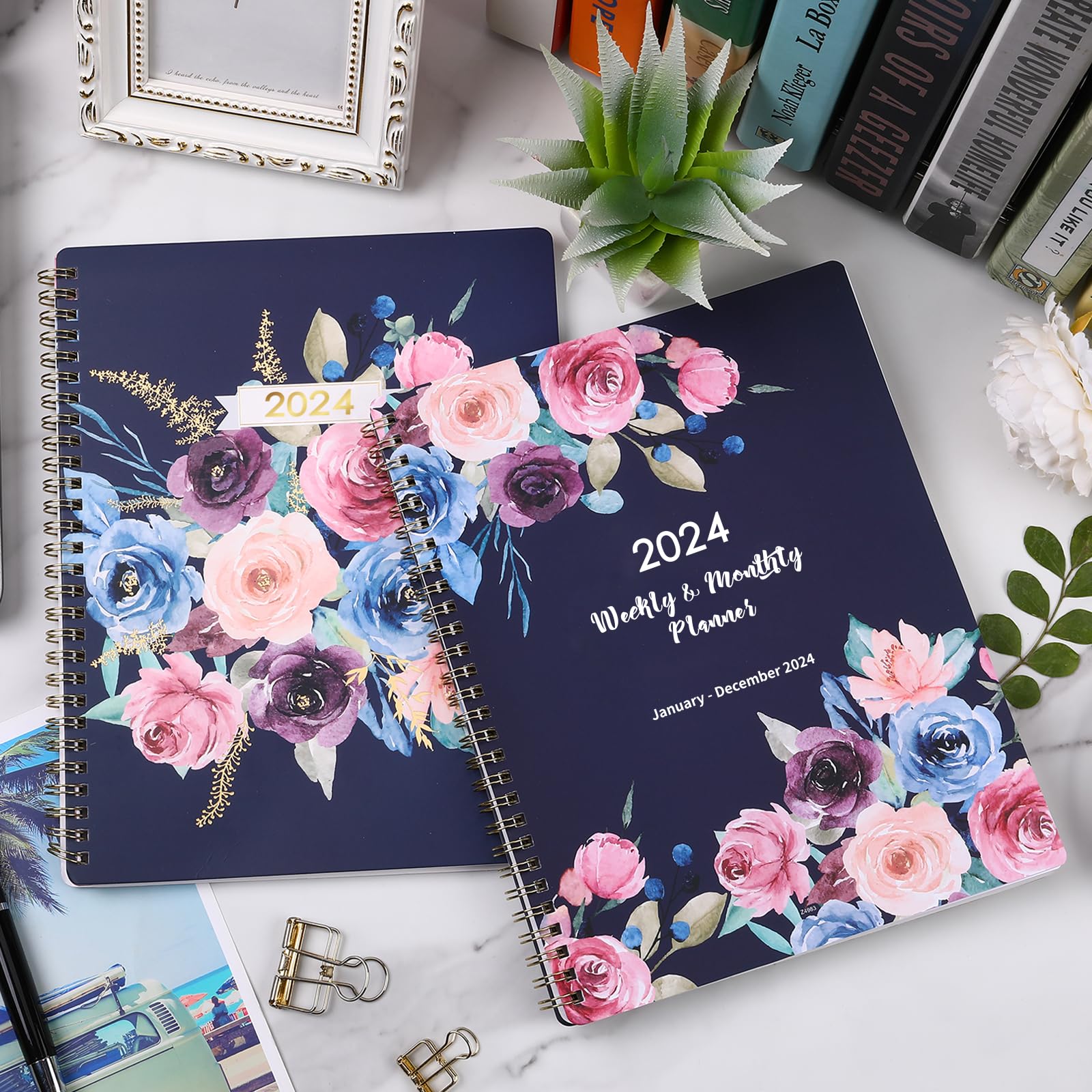 Snapklik.com : 2024 Planner - Weekly & Monthly Planner 2024, Planner ...