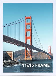 Amazon.com - OMISHE 11x15 inch Picture Frame White for Wall Hanging, 11 ...