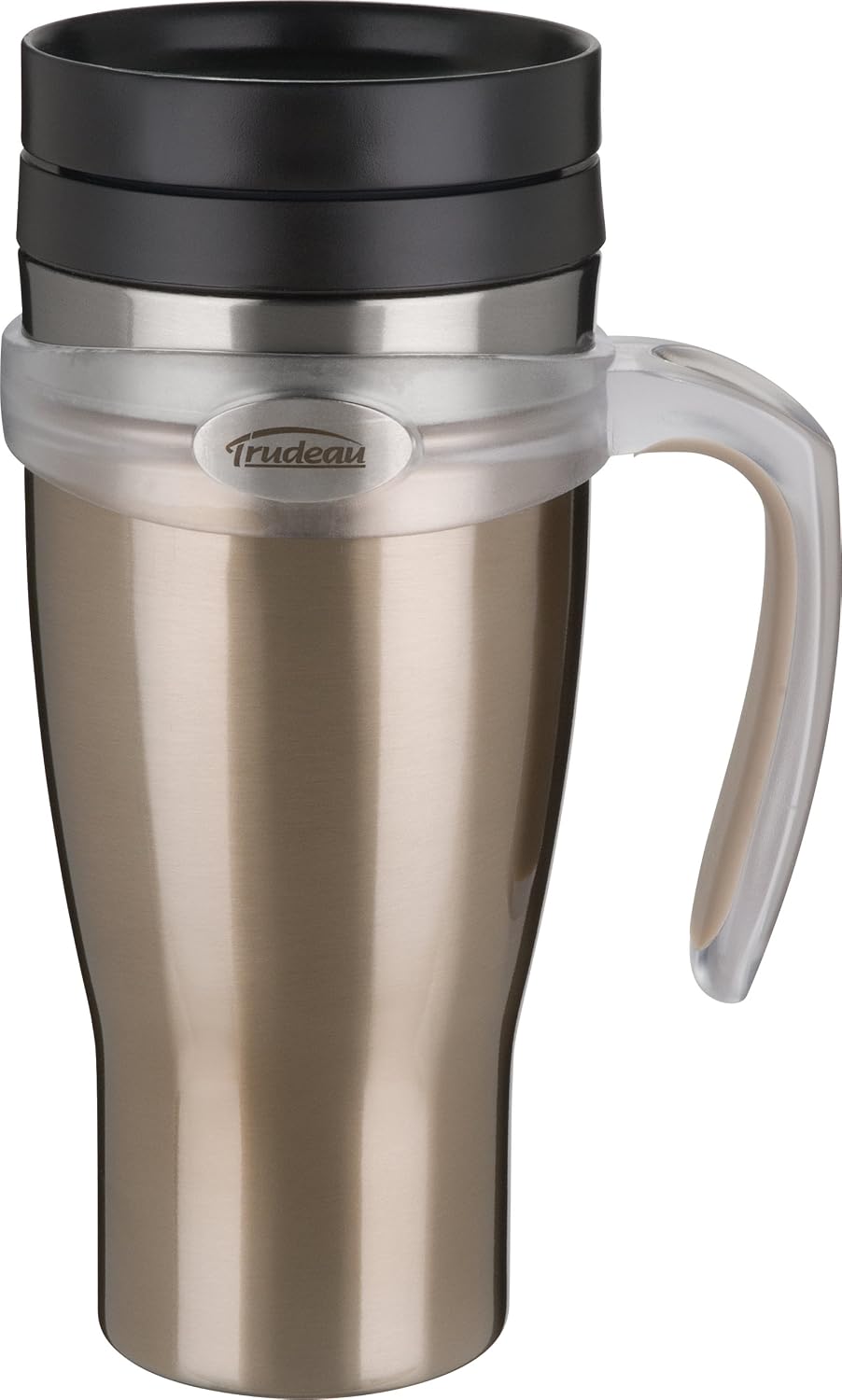 Amazon.com: Trudeau Autobahn 16-Ounce Stainless Steel Travel Mug ...