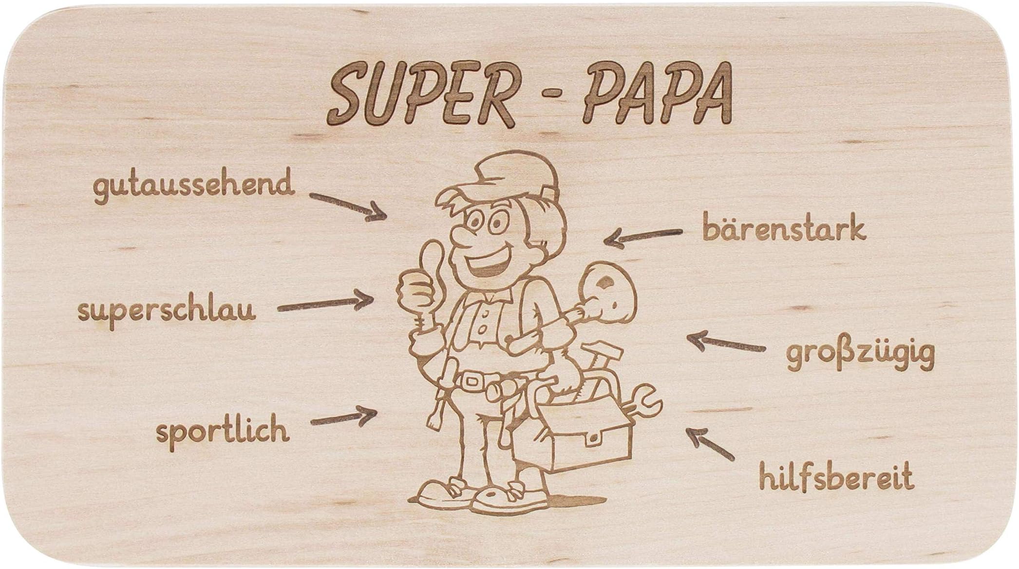 Geschenkfreude Frühstücksbrettchen mit Gravur aus Holz - Schneidebrett ...