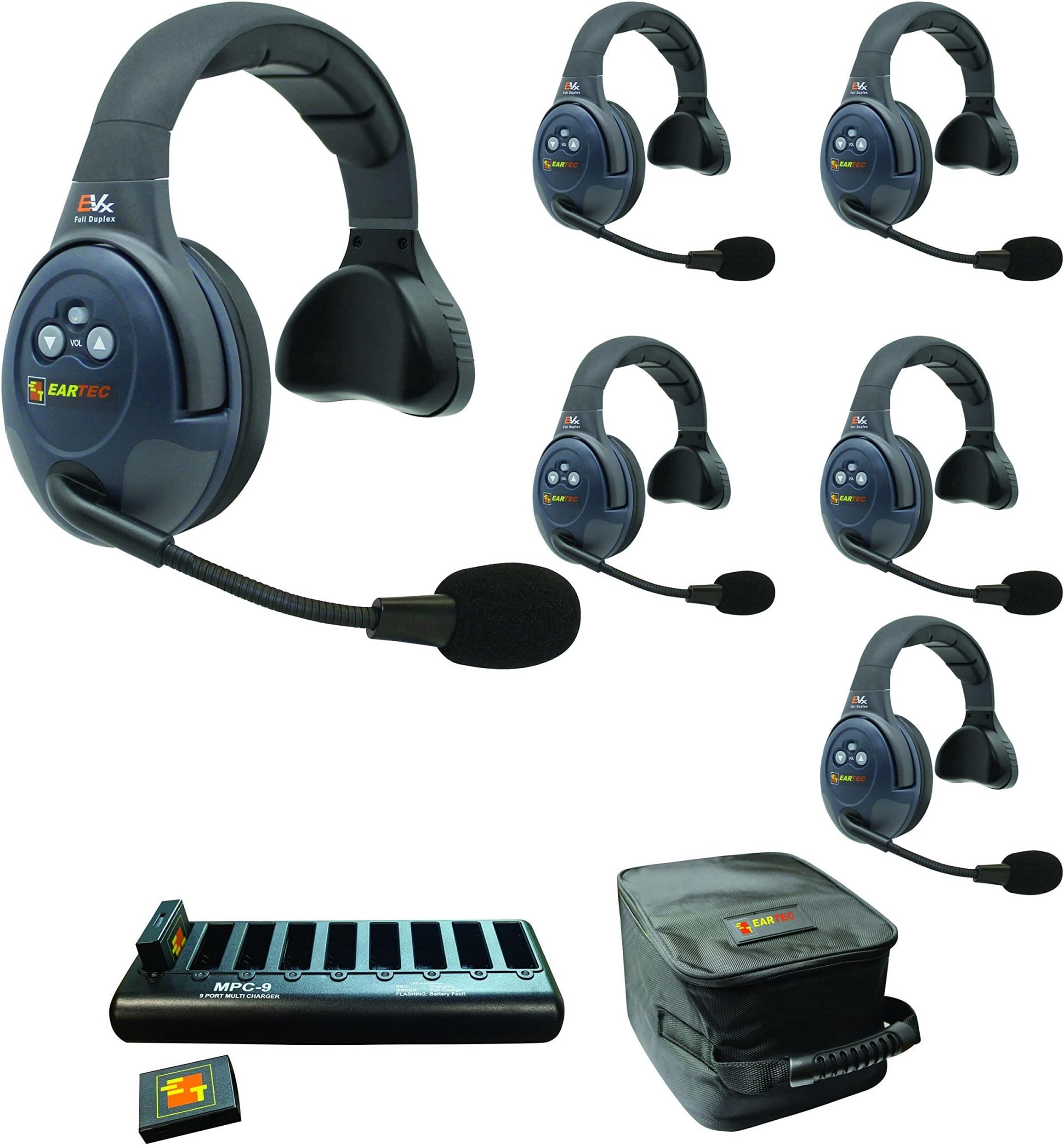 Amazon.com: EARTEC Evade EVX6S Full Duplex Wireless Intercom System ...