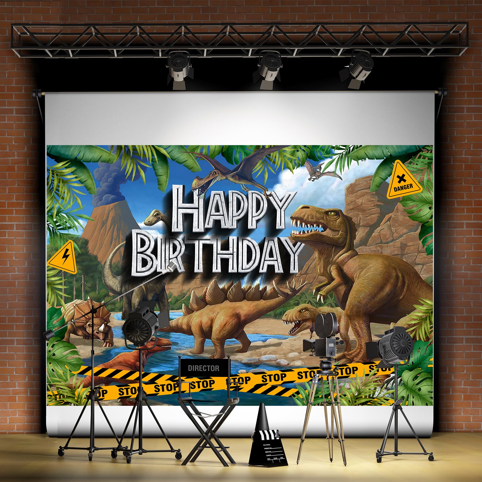 Snapklik.com : 7x5ft Dinosaur Photo Backdrop, Dinosaur Park Theme ...