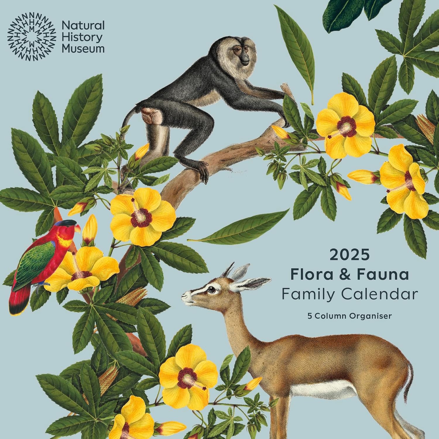 2025 Natural History Museum Flora and Fauna Square Family Organiser ...