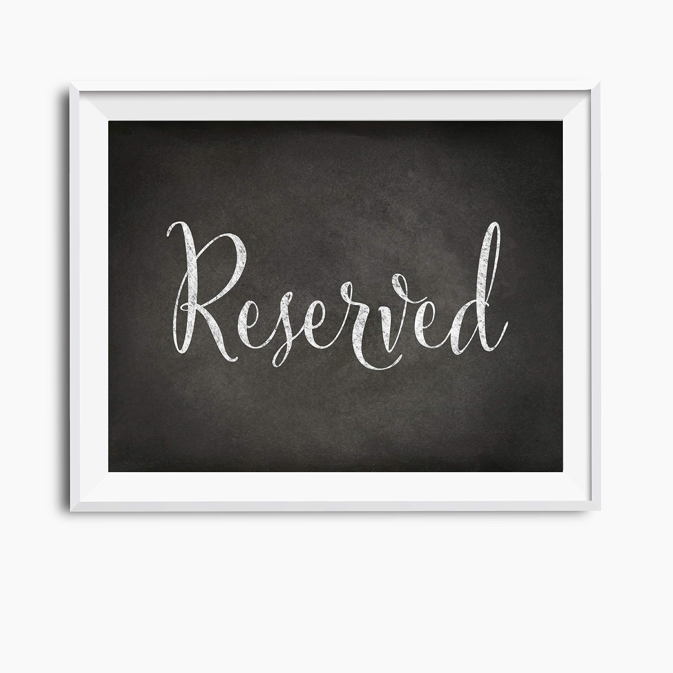 Vintage Reserved Sign