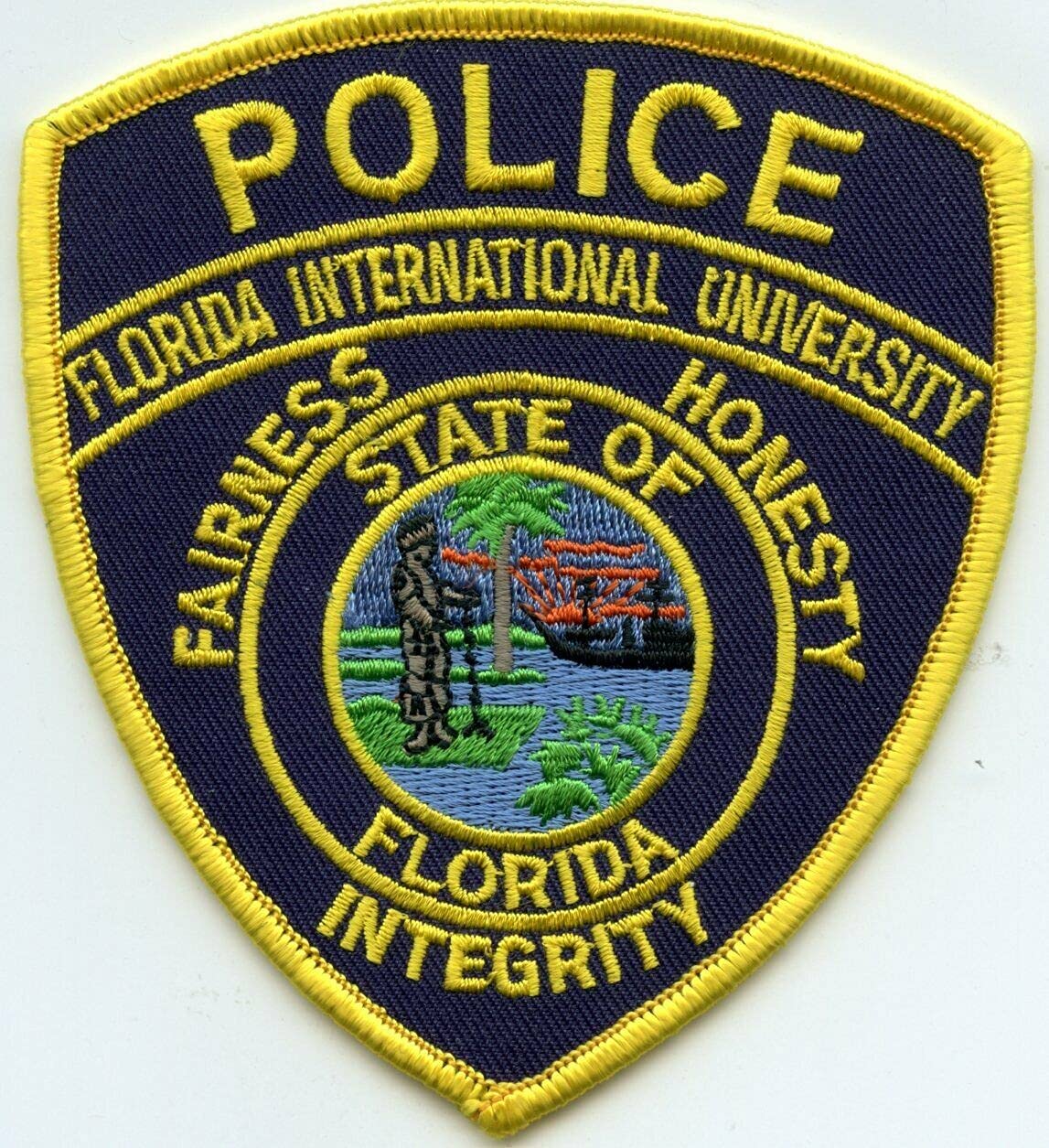 Embroidered Florida Police Badge
