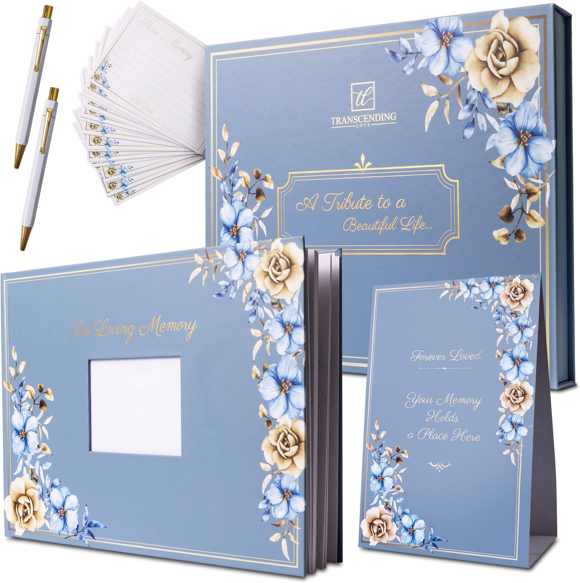 Amazon.com: Funeral Guest Book for Memorial Service , Funeral Guest ...