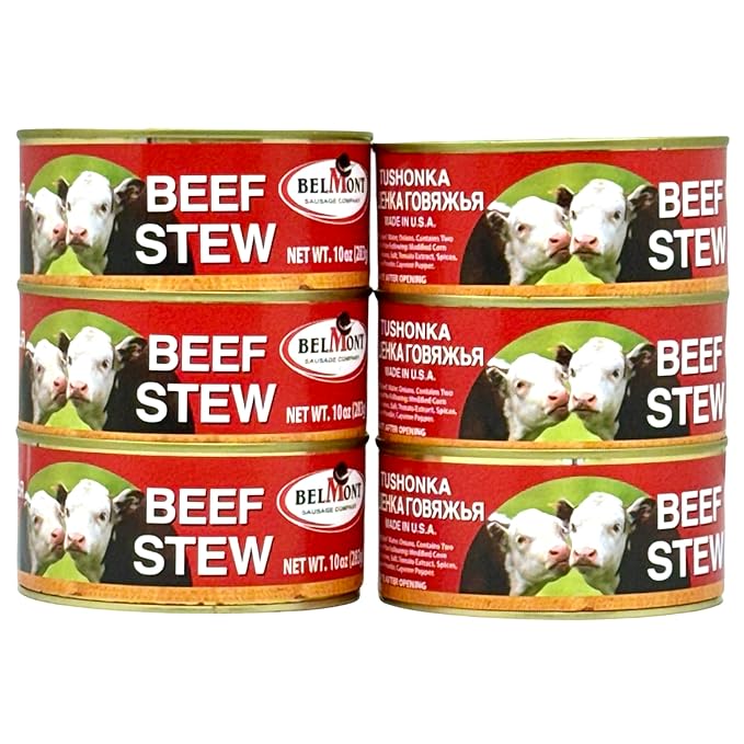 Amazon.com: Belmont - Tushonka - Premium Quality Beef Stew ...