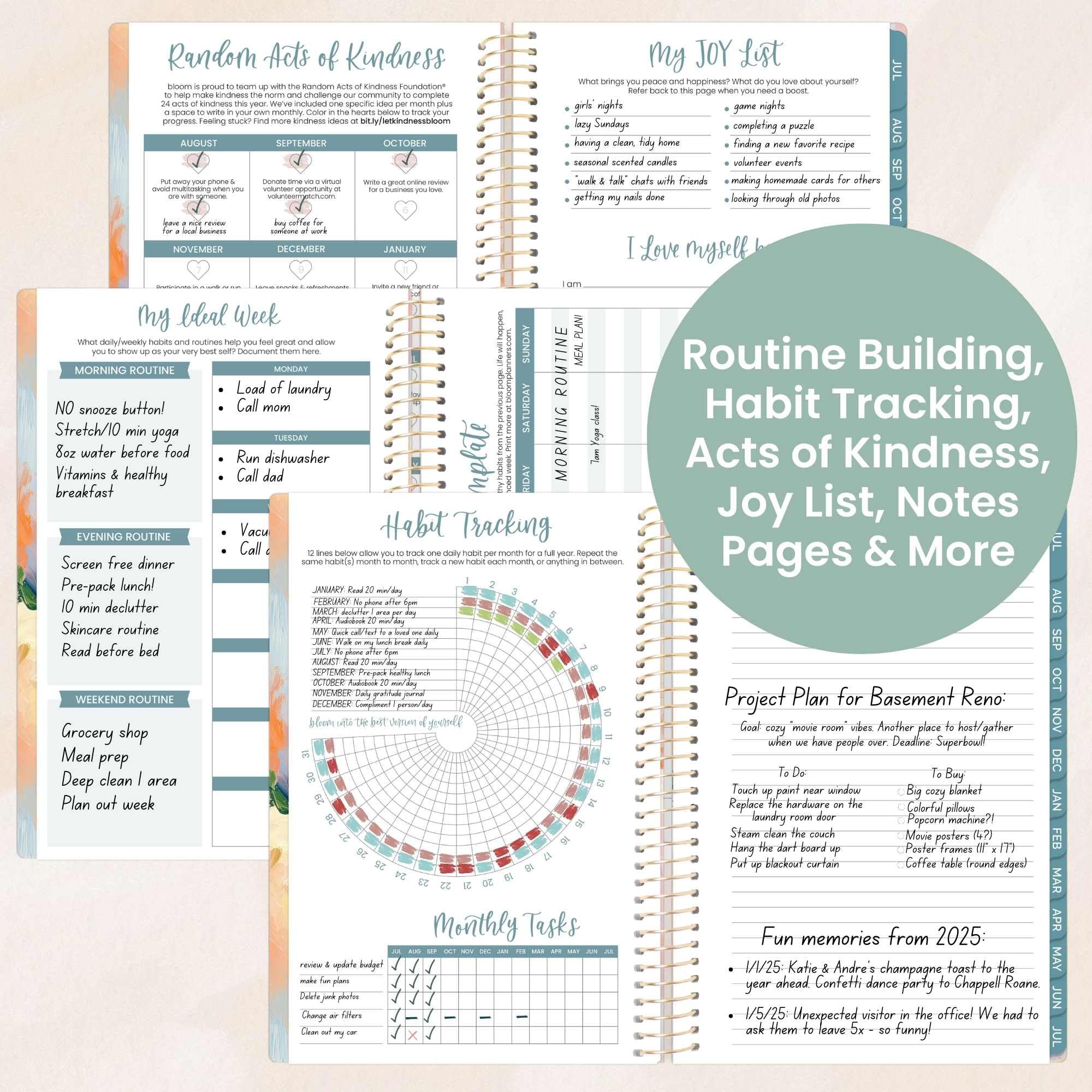 Snapklik.com : Bloom Daily Planners 2025-2026 Academic Year Daily ...