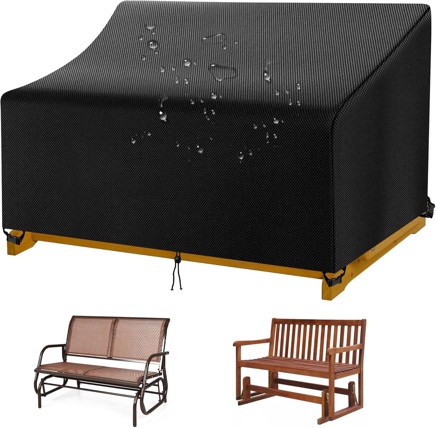 Amazon.com: DSWCKNVK Outdoor Glider Bench Cover,Suitable for Glider ...