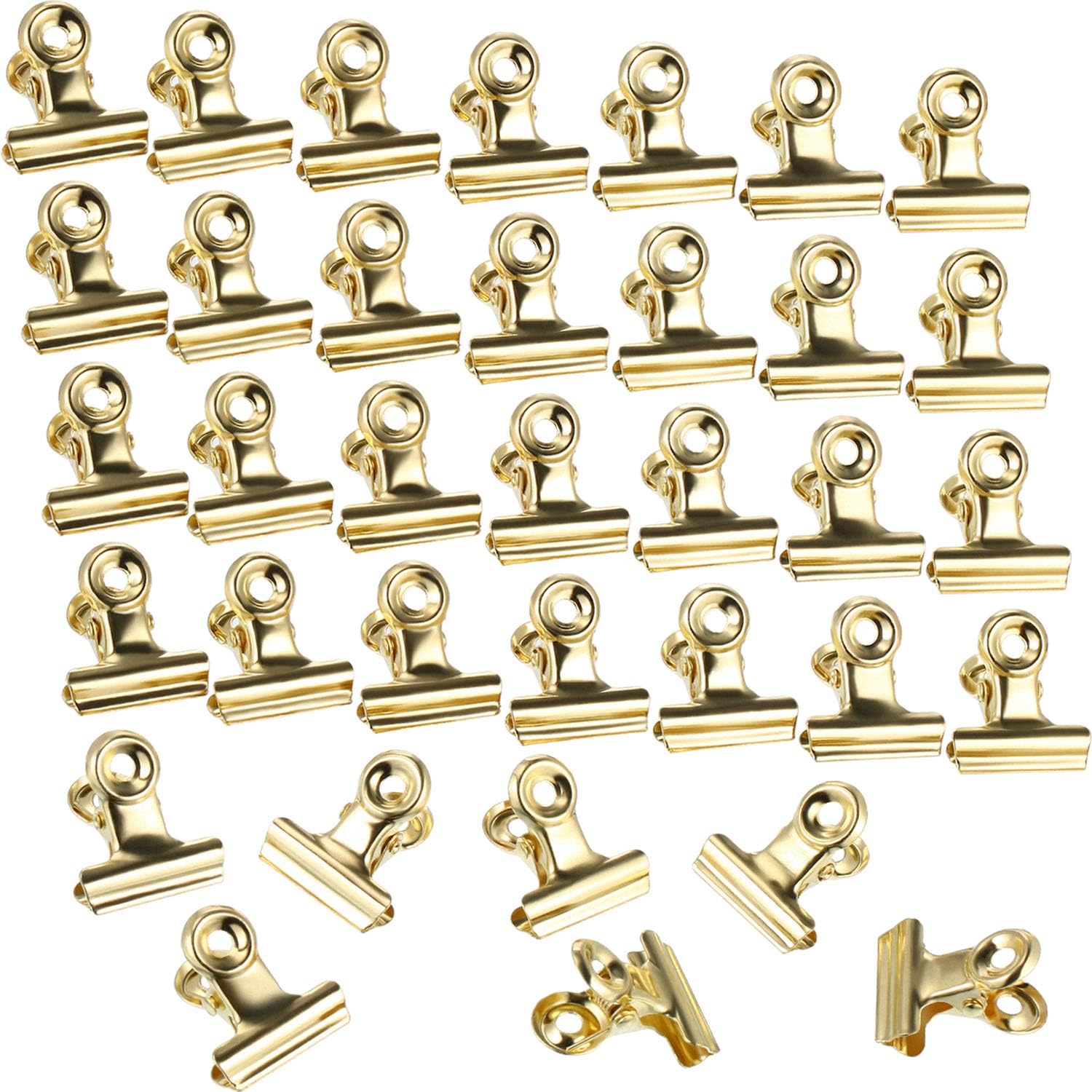 Amazon.com : Boao 100 Pieces Mini Metal Clips Hinge Clips for Photos ...