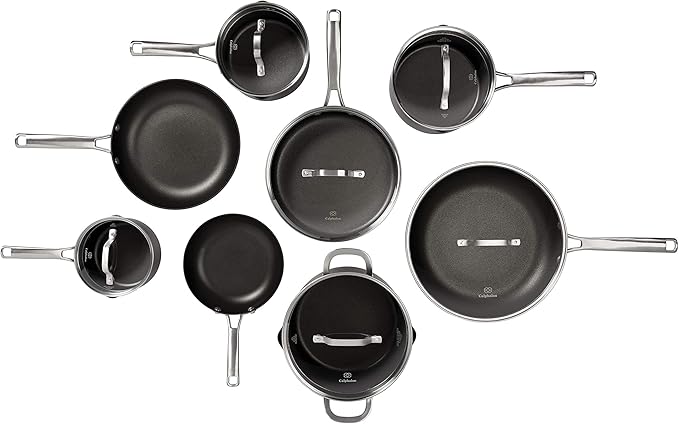 Amazon.com: Calphalon Classic Nonstick Hard-Anodized 14-Piece Cookware ...