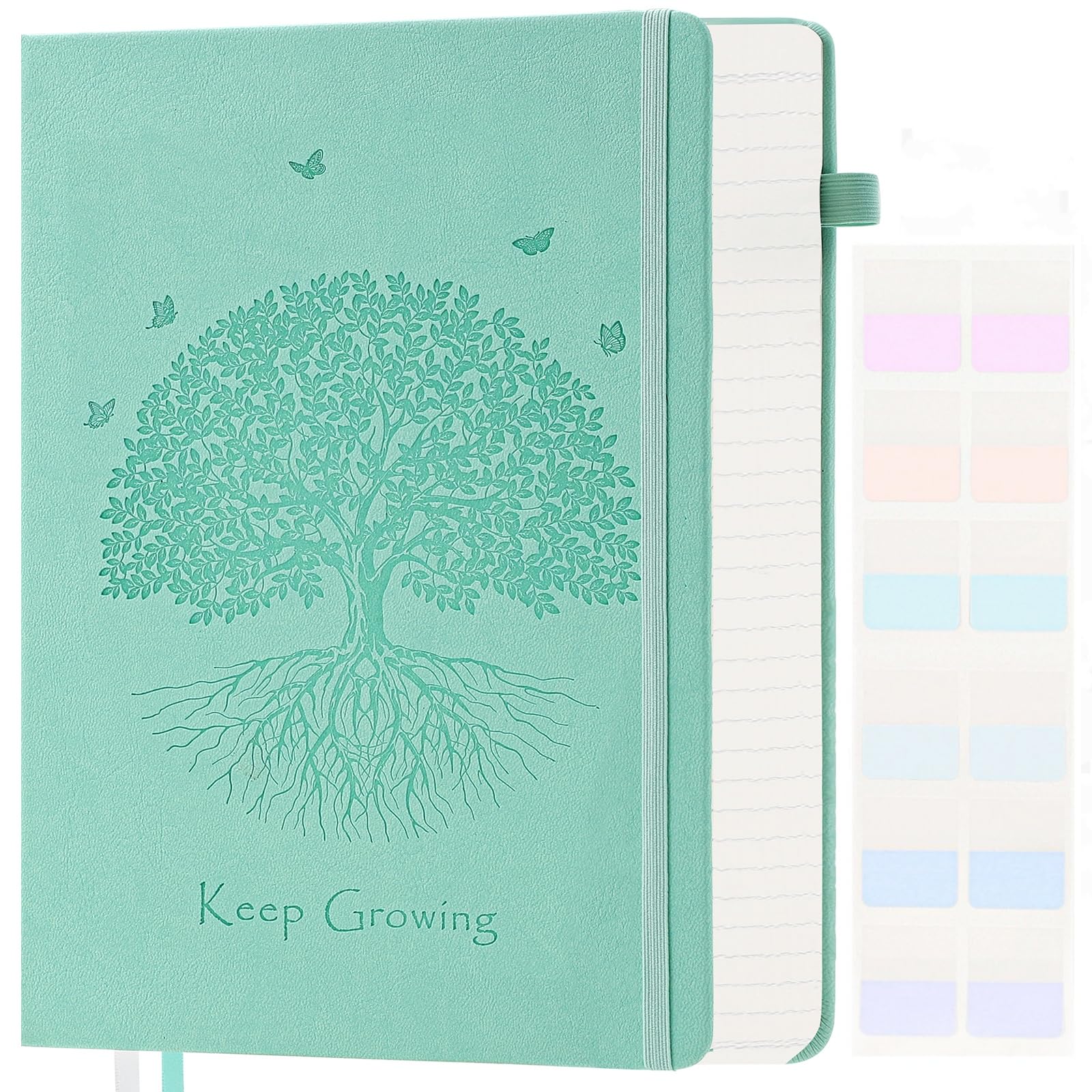 Amazon.com : Leather Journal, Hardcover College Ruled Notebook Journal ...