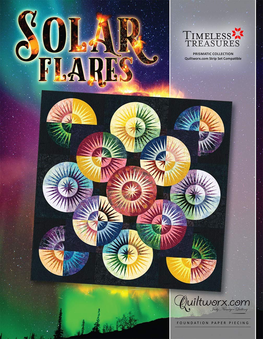 Solar Flares Quilt Pattern by Judy Niemeyer : Quiltworx - Judy Niemeyer ...
