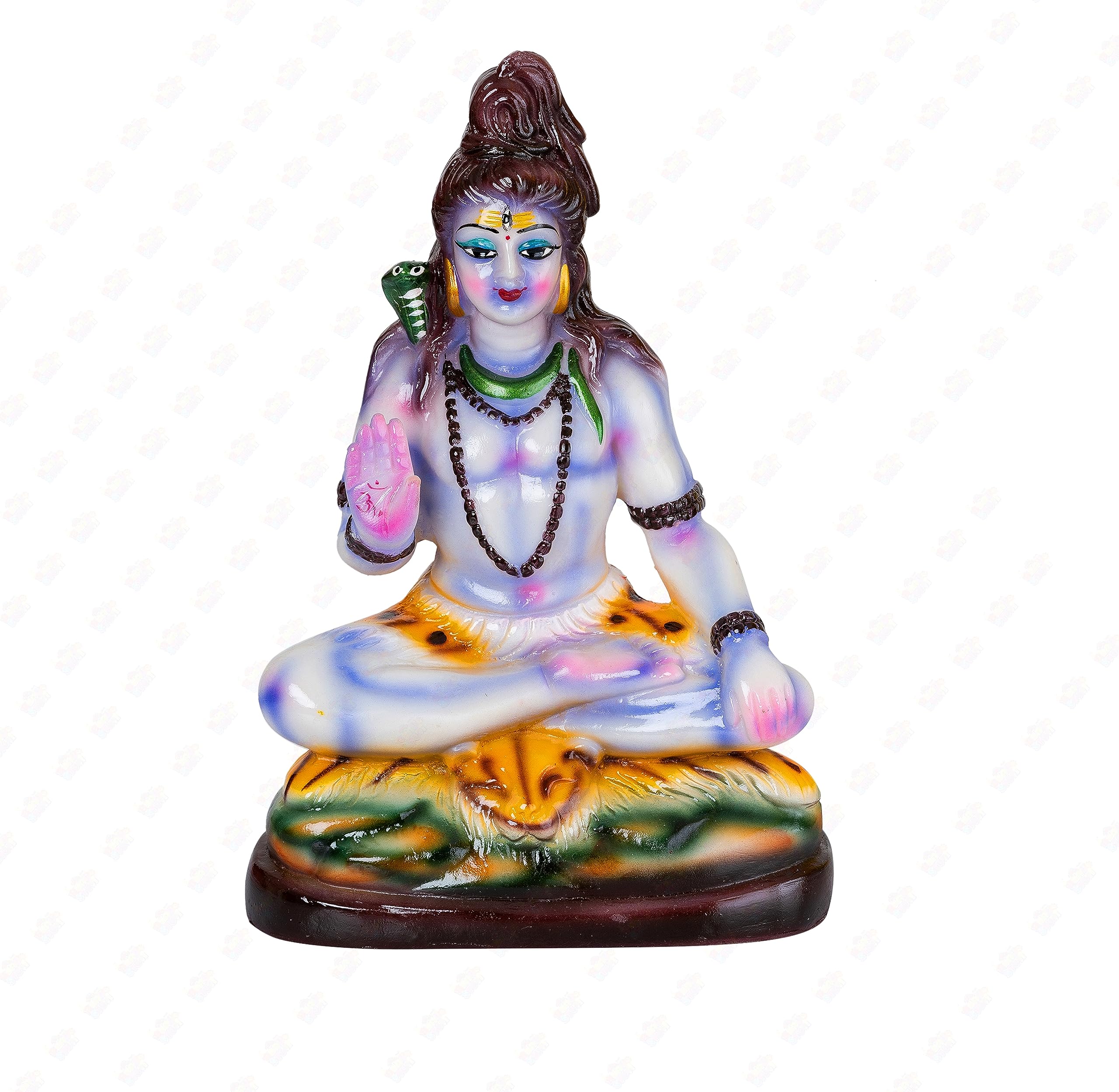 Buy BEAU STUTI Premium Mahadev Statue - 22 cm, 530-gram, Vibrant Orange ...