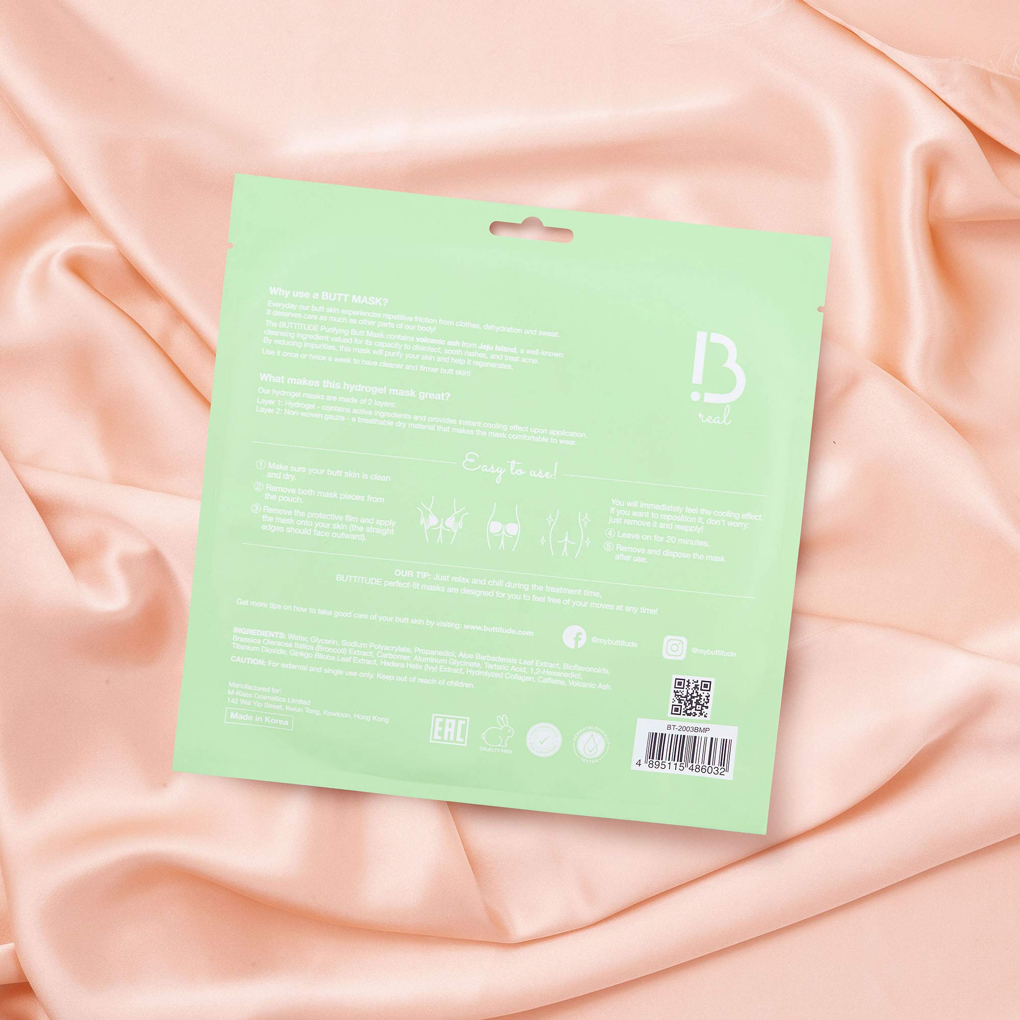 Buy BAWDY Shake It - Marine Algae Beauty Mask for Your Butt - Firming ...