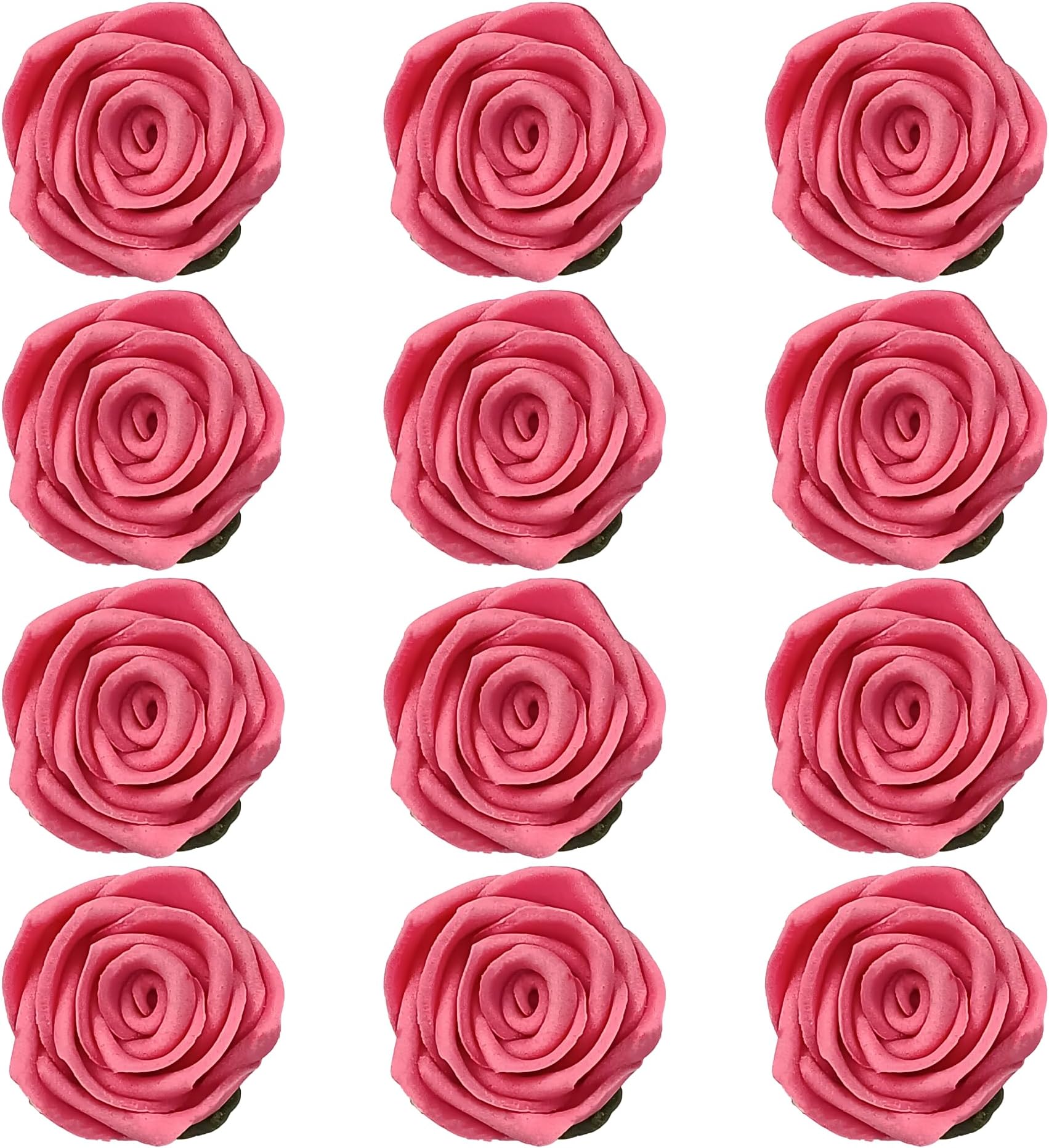 Amazon.com : Confect Edible Rose Topper | Edible Rose for cake ...