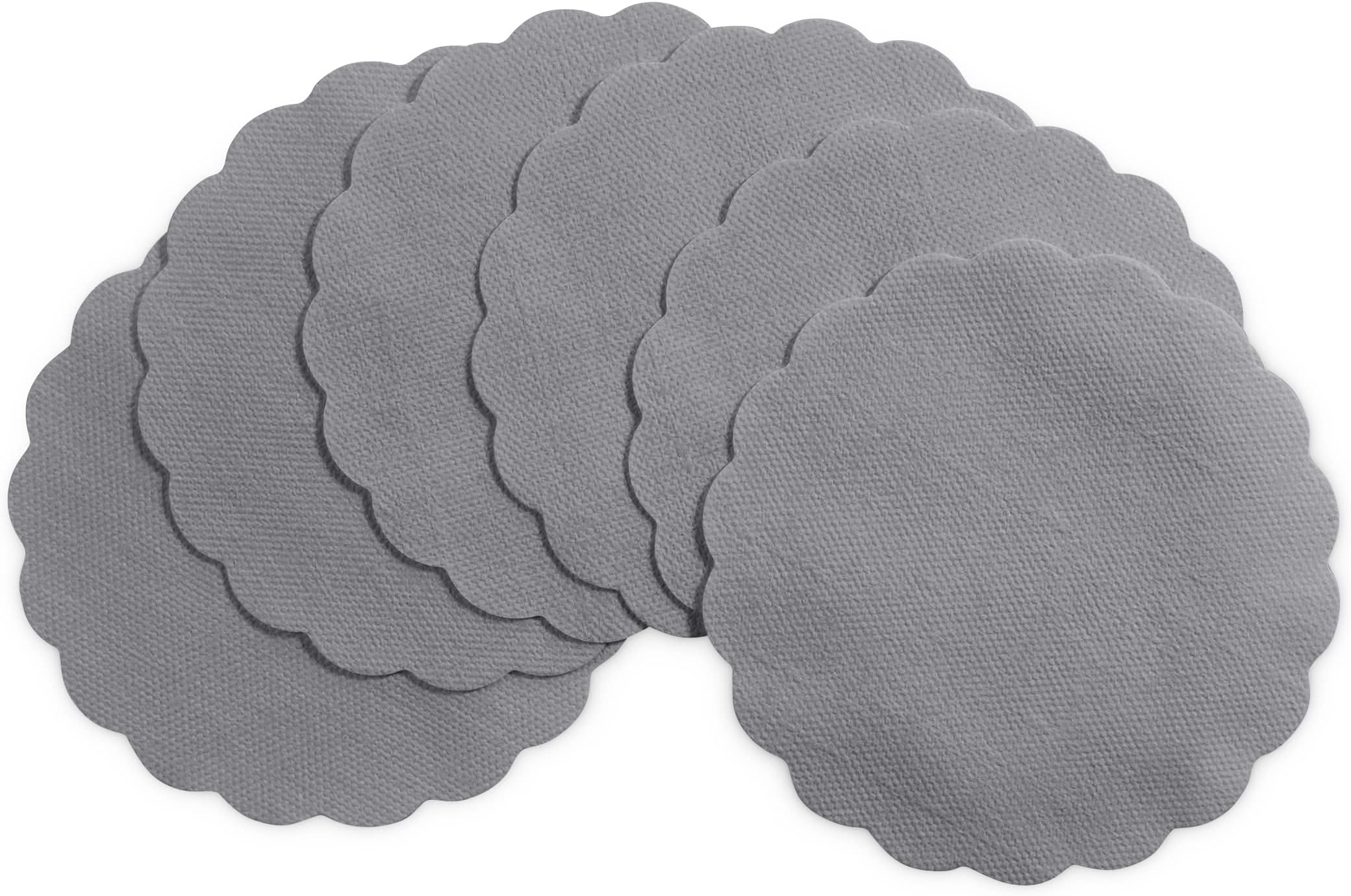 Amazon.com: Disposable Gray Paper Coasters for Drinks, 3.5 Inch Round ...