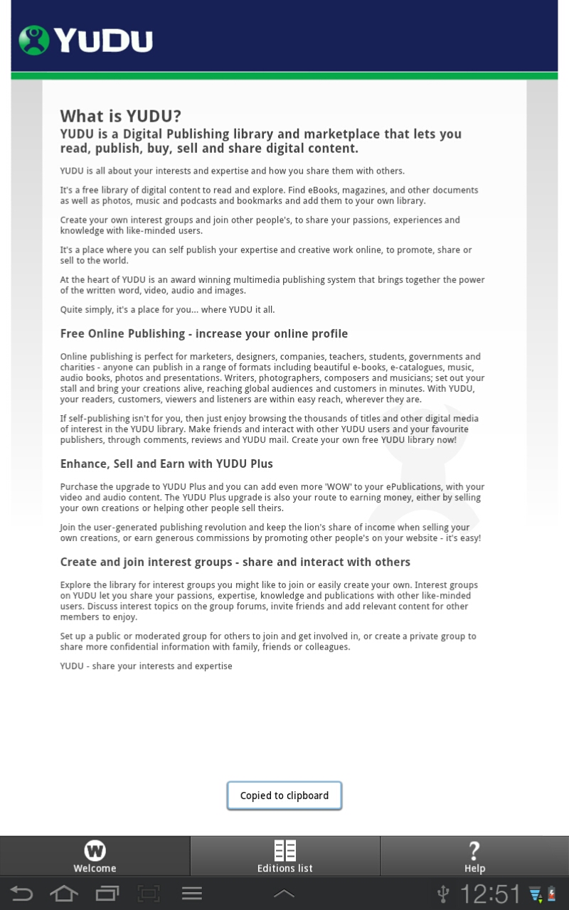 YUDU Media - App on Amazon Appstore