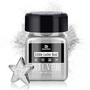 Edible Glitter - 1oz Luster Dust Edible Food Grade Coloring Glitter for ...