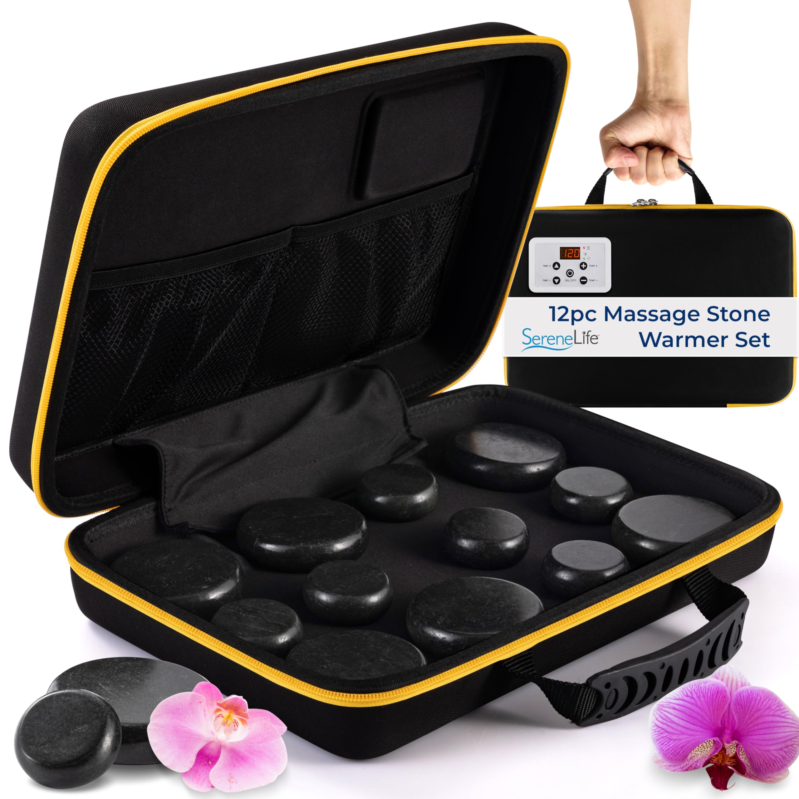 Amazon.com: Massage Stone and Heating Bag Set - Electric Spa Portable ...