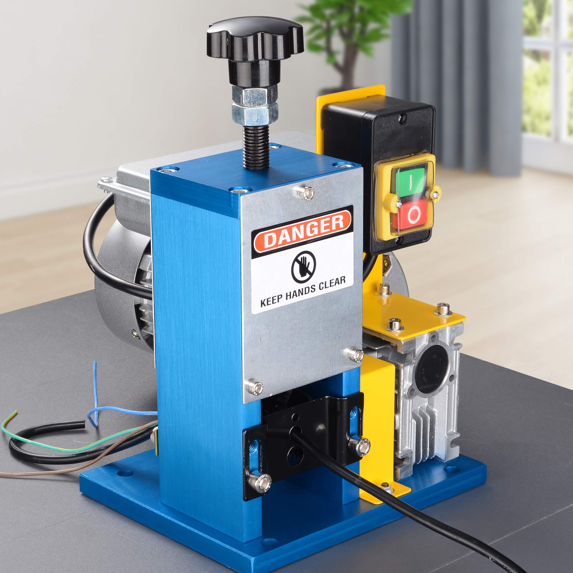 Yescom Electric Automatic Wire Stripping Machine Benchtop Powered Cable ...