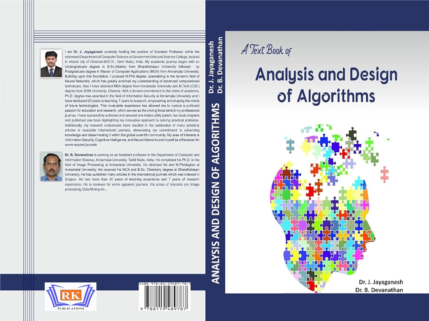 Analysis and Design of Algorithms : Dr. J. Jayaganesh, Dr. B ...