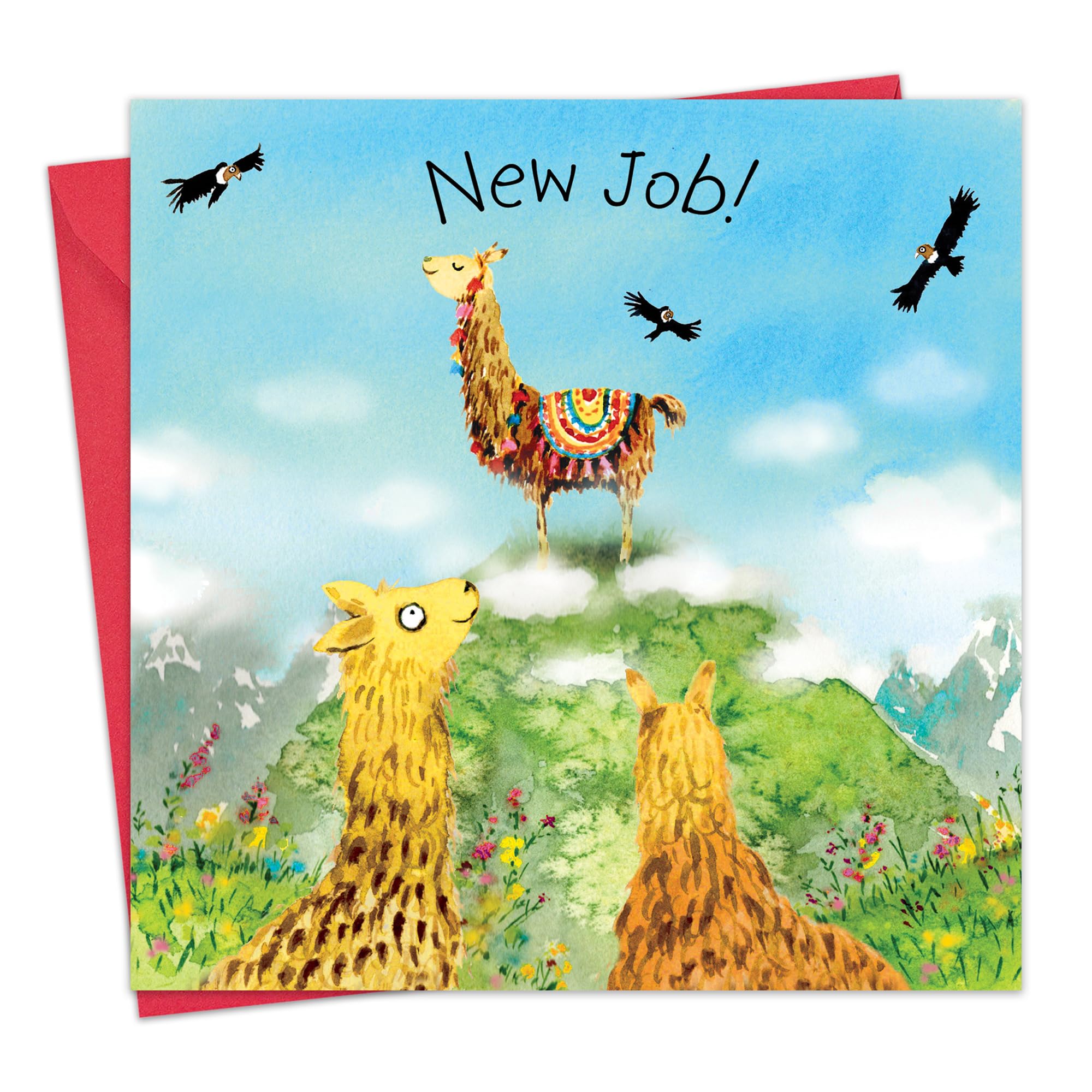 Twizler New Job Card - Clever Llama - Good Luck in Your New Job Card ...