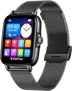 Amazon.com: 20MM Smart Watch Band for Men Women Detachable Stainless ...