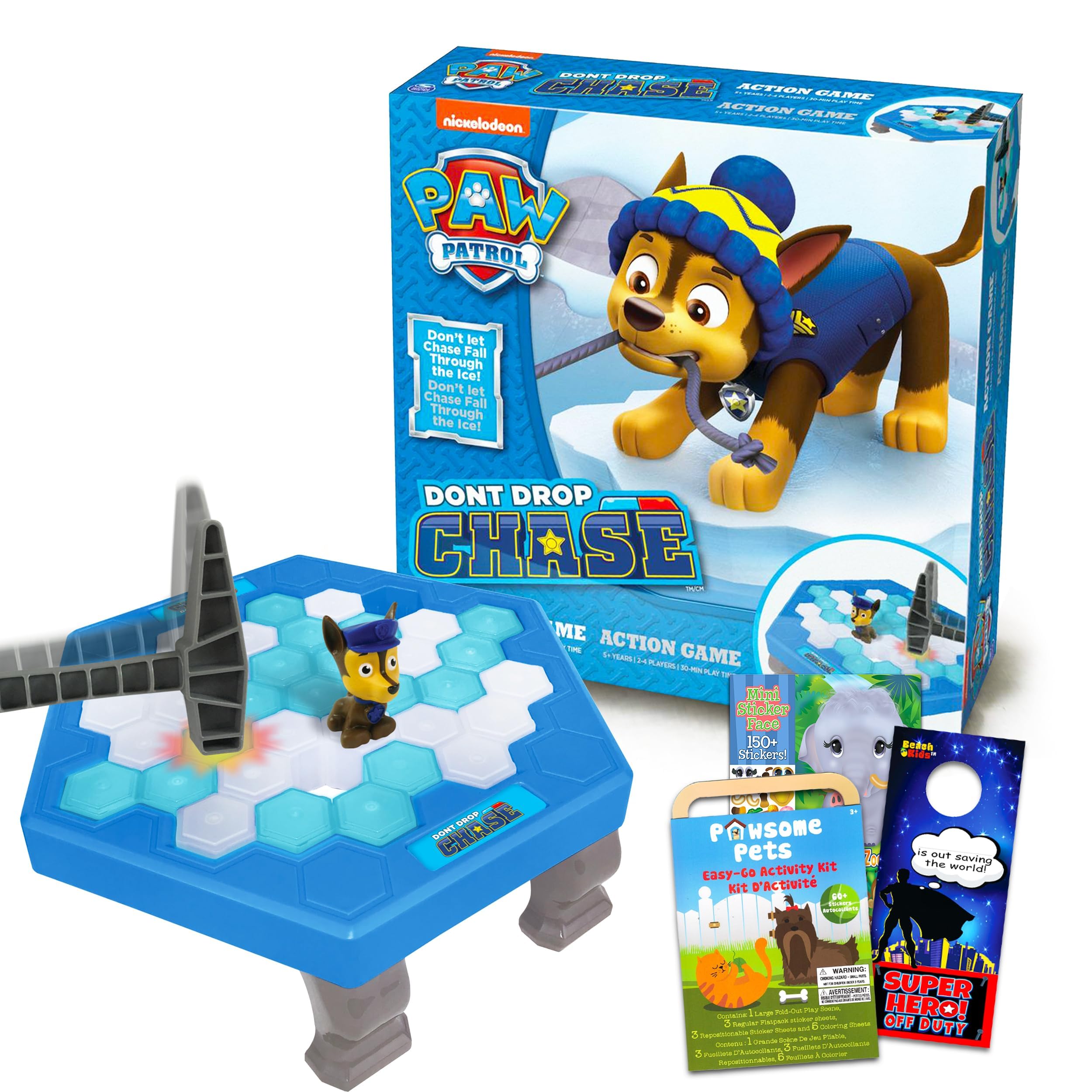Amazon.com: Paw Patrol Don't Drop Chase Game Set - 3pc Bundle Paw ...