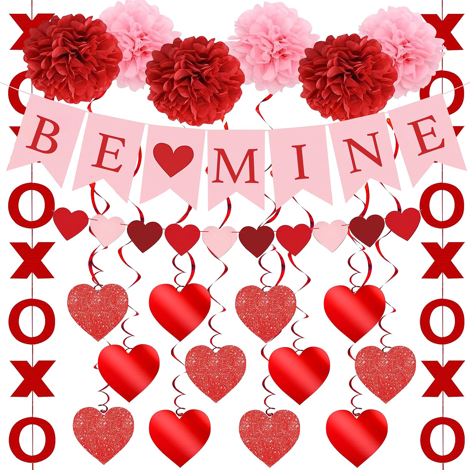 Amazon.com: Upgraded Valentines Day Decorations Set Pre-Assembled ...