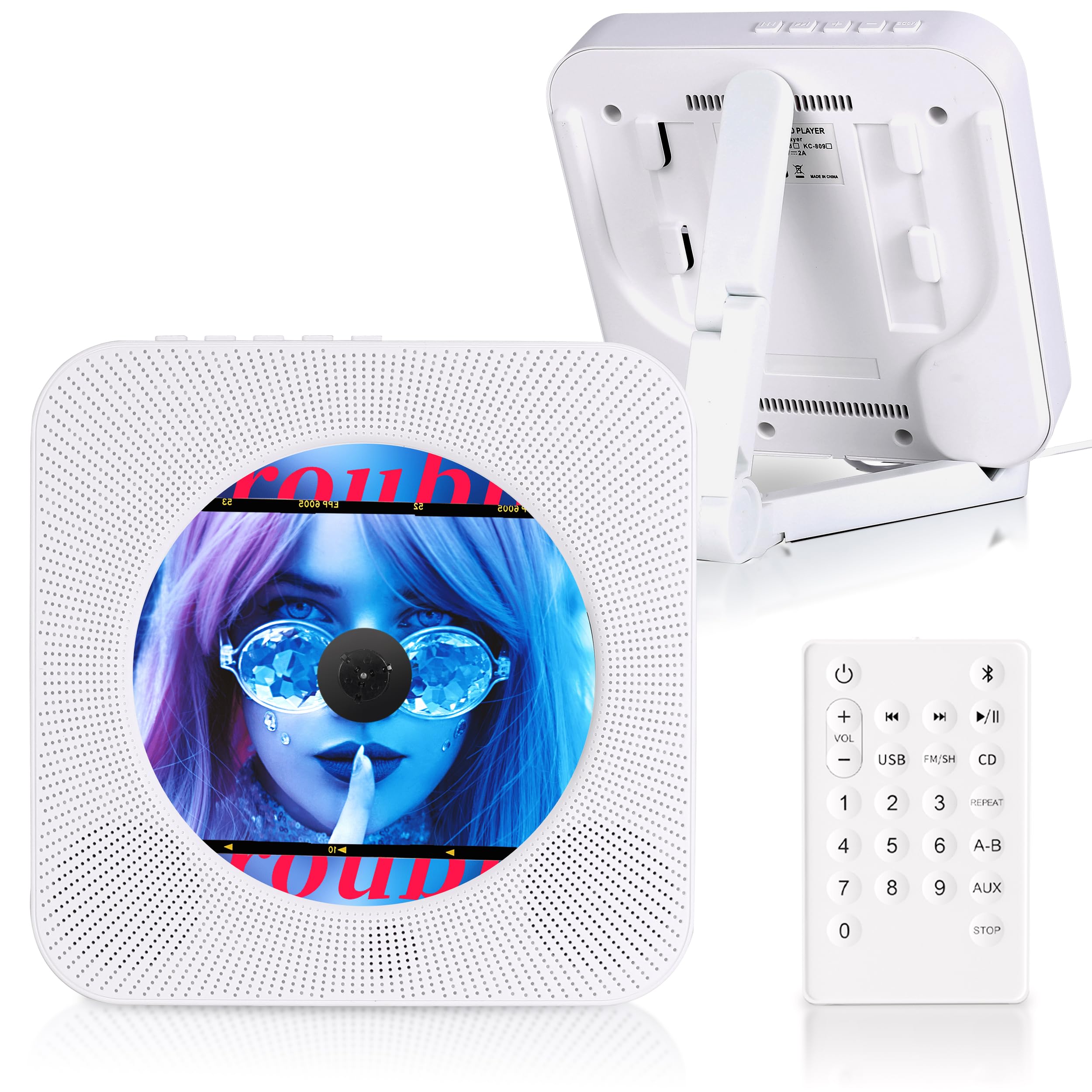 Bluetooth Cd Player With Hifi Speaker Wall Mountable Cd Players ...