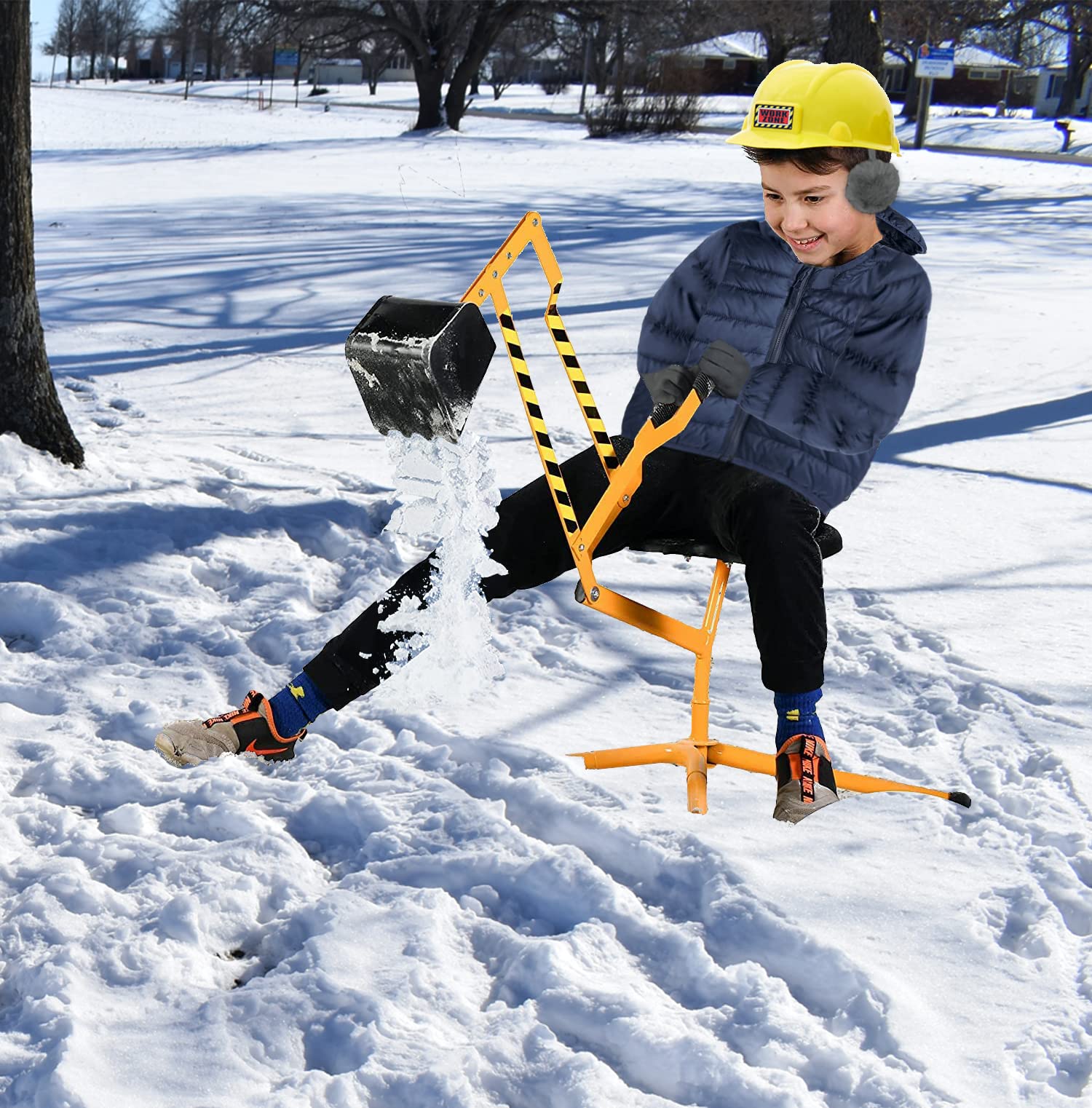 Snapklik.com : Stargo Sand Digger Kids Excavator Ride On Toy, Beach ...